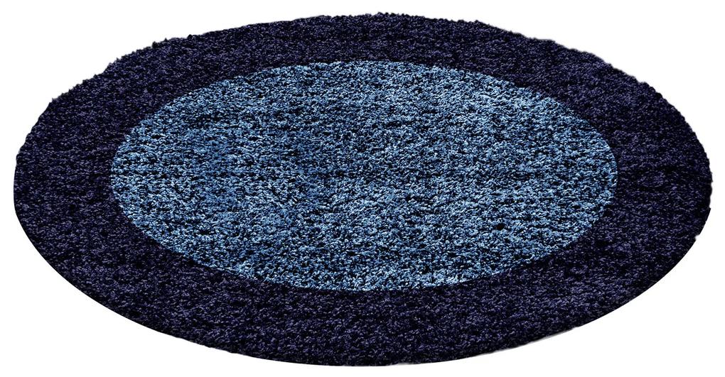 Ayyildiz Kusový koberec LIFE 1503, kulatý, Modrá Rozměr koberce: 200 cm KRUH
