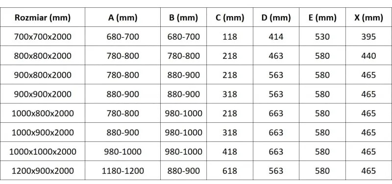 Mexen Exo, asymetrický sprchový kout s posuvnými dveřmi 120 x 90 cm, 6mm čiré sklo, chromový profil, 8131-120-090-01-00