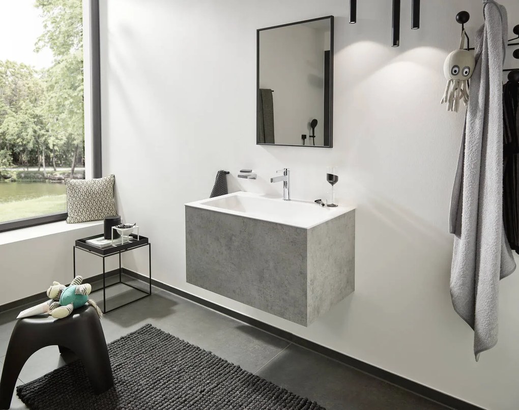 Hansgrohe Finoris, umyvadlová baterie 110, s výpustí Push-Open, CoolStart, EcoSmart, chromová, 76024000