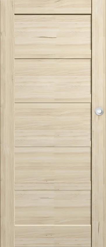 posuvné interiérové dveře do pouzdra BRAGA plné, model 1 Průchozí rozměr: 70 x 197 cm, Orientace dveří: Levé dveře, Dekor: Ořech muškátový