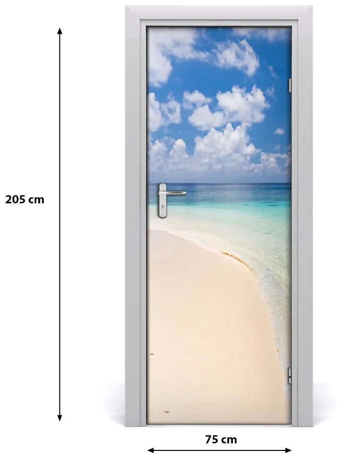 Fototapeta na dveře samolepící pláš Maledivy 75x205 cm