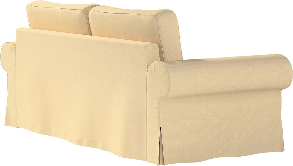 Potah na pohovku IKEA Backabro, 3-místná, rozkládací barva béžová látka lesklé, pletený vzor