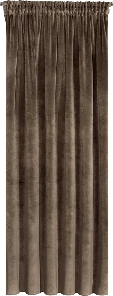 ZATEMŇOVACÍ ZÁVĚS NA PÁSCE RIA 140X270 CM HNĚDÁ