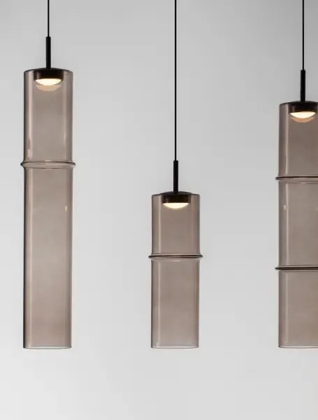 Designový lustr Sano 5 line Smoky