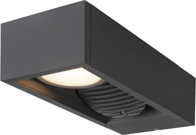 LA 1004748 ESKINA FRAME WL venkovní LED nástěnné přisazené svítidlo double antracit CCT switch 3000/4000 K - BIG WHITE (SLV)