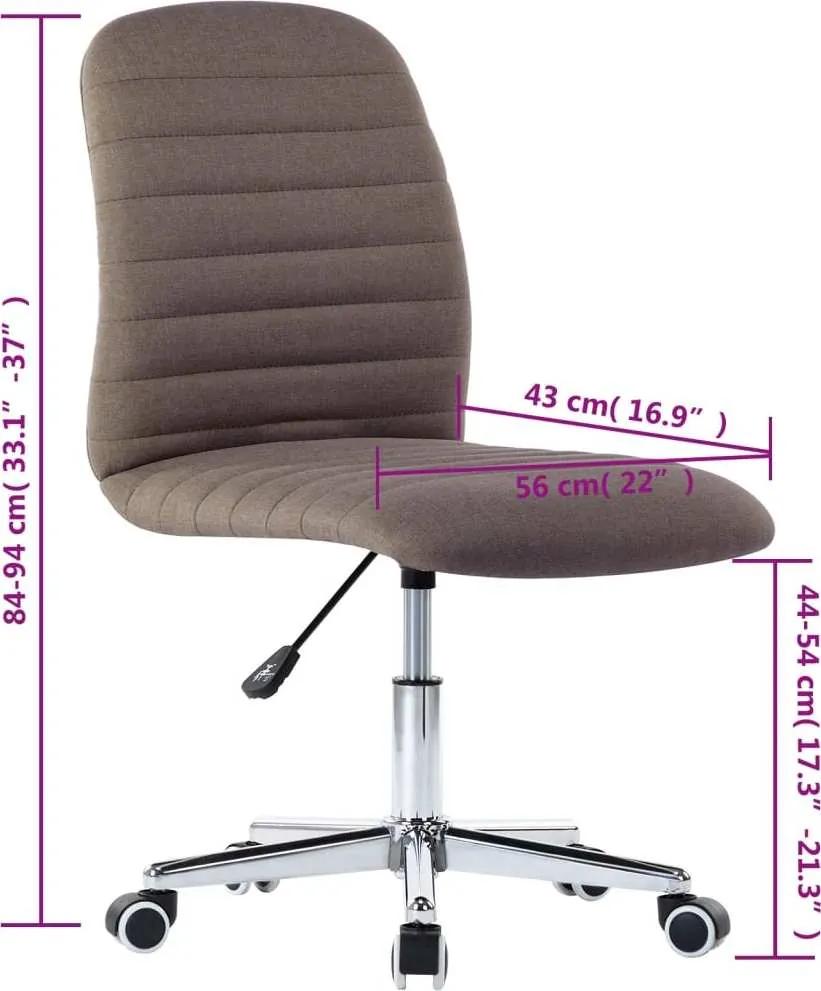vidaXL Jídelní židle 4 ks textil [3056533] Barva: světle šedá