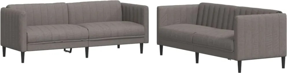 2dílná sedací souprava taupe textil 3209243