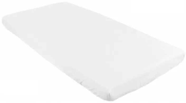 BBL Dětské prostěradlo do postele bavlna - 120 x 60 cm, Bílá