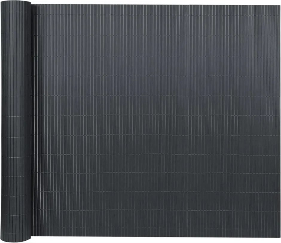 Zahradní zástěna, černá, 300x100 cm, ABEO
