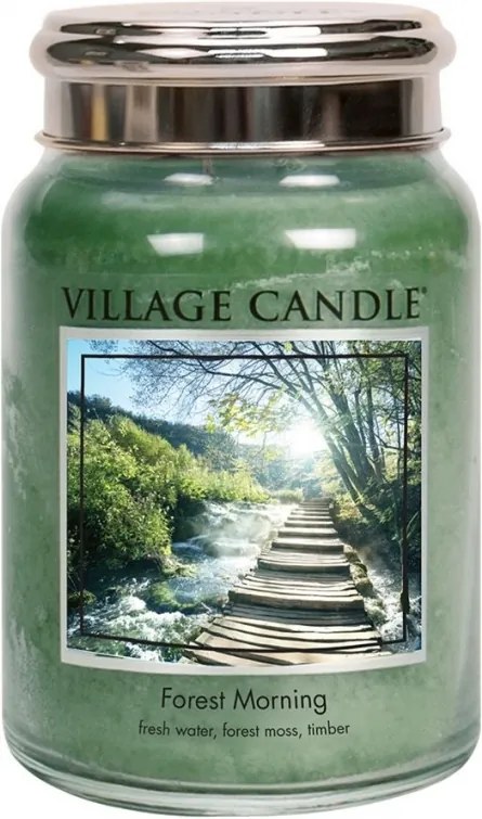 Village Candle Vonná svíčka ve skle, Lesní Probuzení - Forest Morning, 26oz