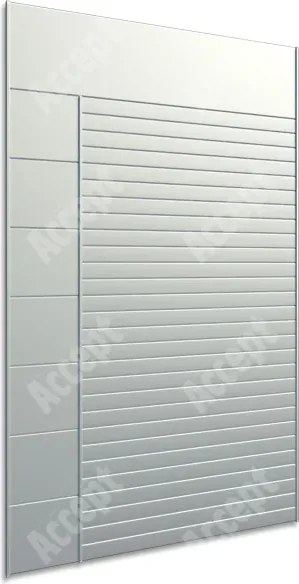 ACCEPT Hlavní orientační tabule ACS 009 (612 x 1031 mm) - stříbrná tabule