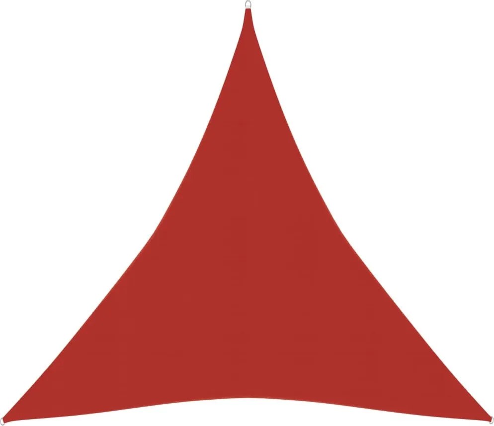 vidaXL Stínící plachta 160 g/m² 5 x 6 x 6 m HDPE [311263] Barva: Červená