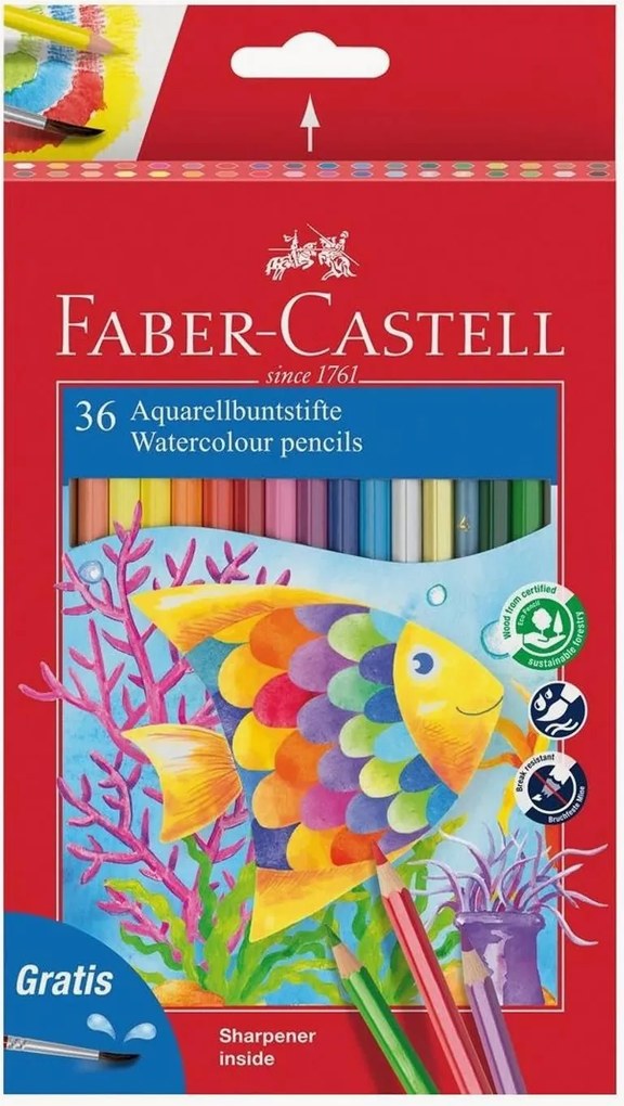 Sada akvarelových pastelek Aquarell, 36 dílů
