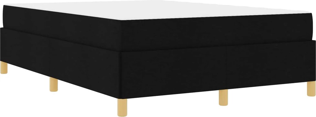 Rám postele Černá 140 x 190 cm textil 3398936