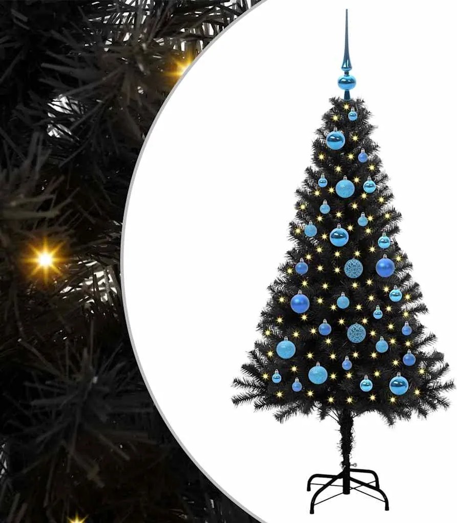 Vánoční stromeček Černá 150 cm PVC 3396472