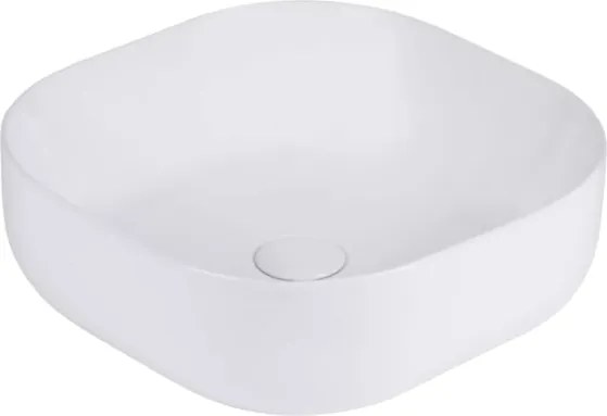 UPTrend Čtvercové keramické umyvadlo na desku HERMOSA SQUARE TR41288, bílá lesk