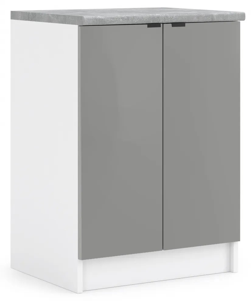 Kuchyňská skříňka spodní 60 cm - LAM D60 2D - Dvířka LETTY