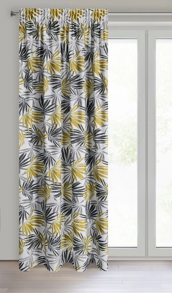 ZÁVĚS NA PÁSCE ELINA 140X270 CM LISTY