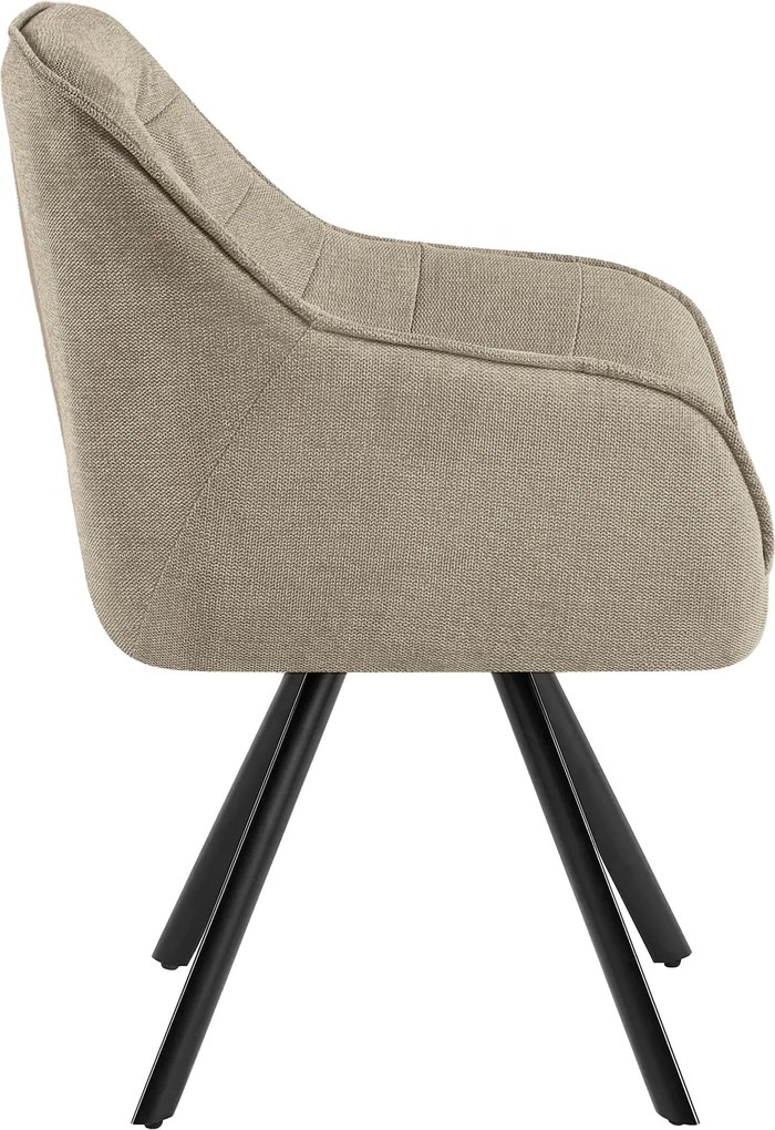 Židle Pettuli látka – taupe