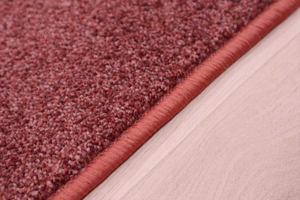 Vopi, Kusový koberec Capri terra čtverec, 400x400, oranžová, chodba / předsíň