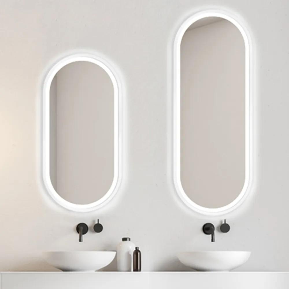 Zrcadlo Zeta White LED Rozměr: 60 x 150 cm