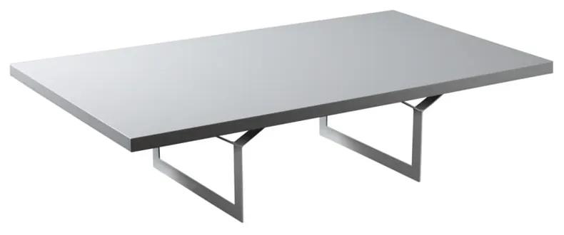 BonamiBílý konferenční stolek Custom Form Longo