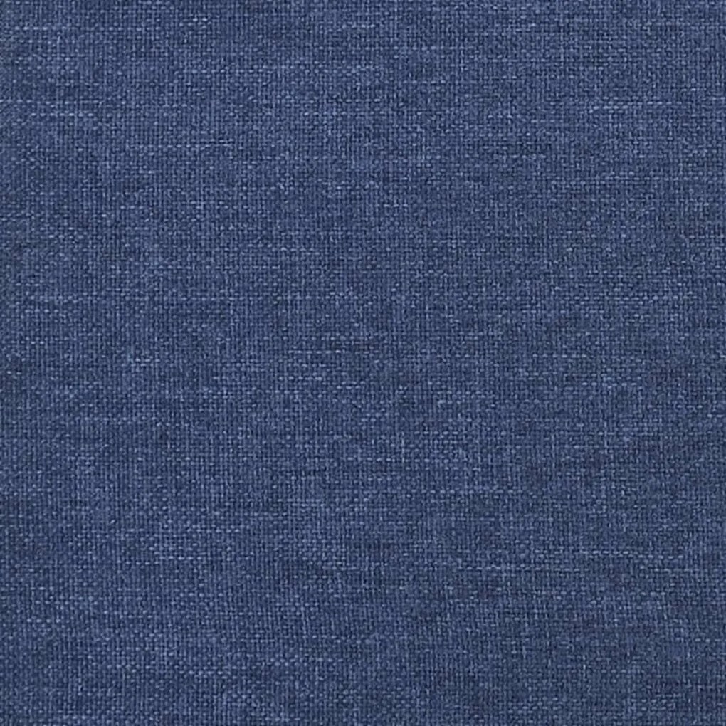 2místná rozkládací pohovka modrá textil - Default Title