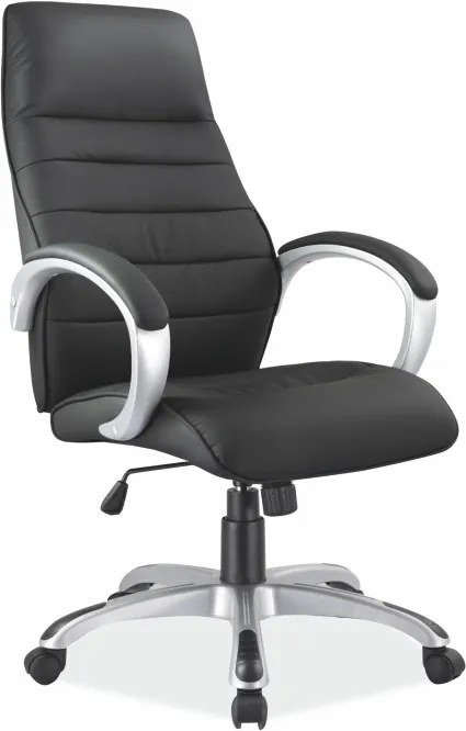 MAXIVA Kancelářská židle - Q-046, ekokůže, různé barvy na výběr Čalounění: černá (ekokůže)