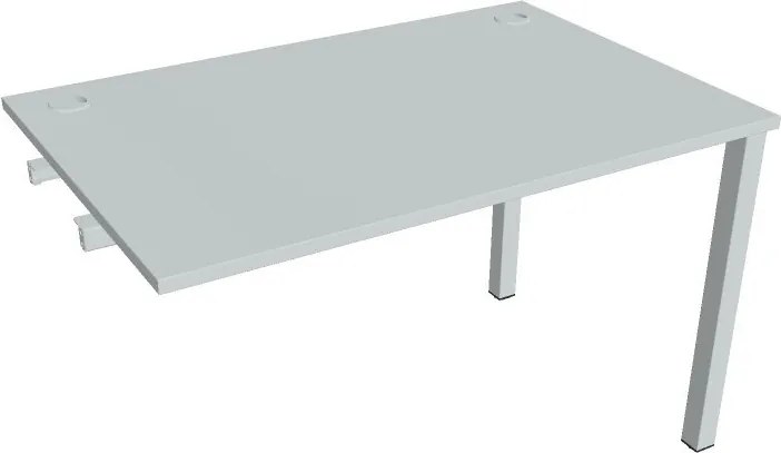 Hobis Kancelářský stůl řetězící Hobis US 1200R, deskaakát, bílá RAL 9016