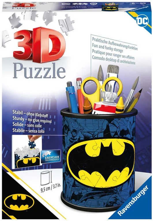 RAVENSBURGER Puzzle 3D Stojan na tužky Batman 54 dílků skládačka 2411275