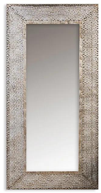 Bighome - Zrkadlo PURLEY 120x60 cm - antická strieborná