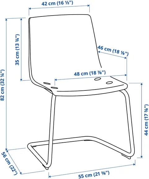 DOCKSTA / TOBIAS Stůl a 4 židle, bílá bílá/průhledné pochromované, 103 cm