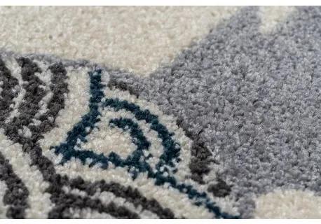 koberec HEOS 78464 krémový / růžový / modro šedý ANANAS velikost 190x270 cm | krásné koberce cz