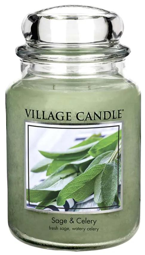 Village Candle - vonná svíčka Sage & Celery (Svěží šalvěj) 737g