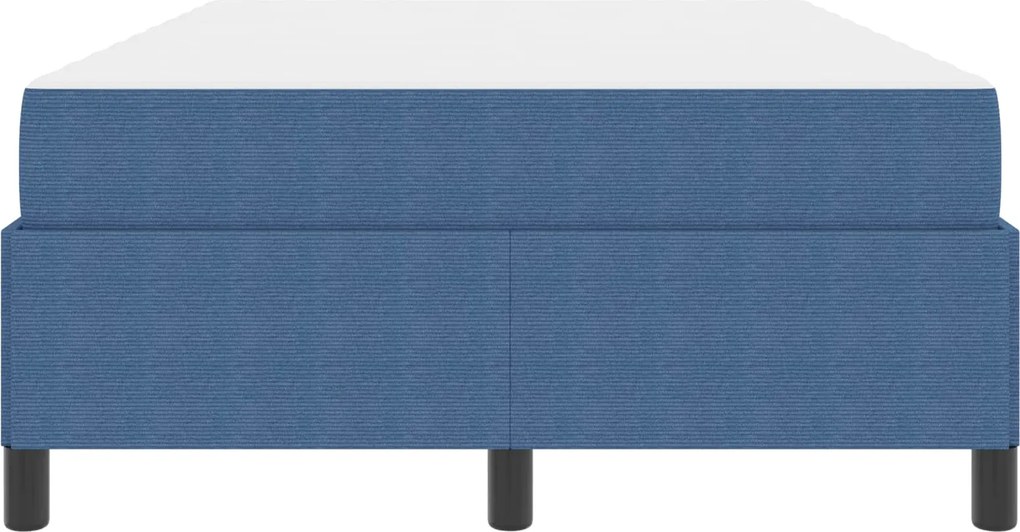 Rám postele s matrací Modrá 120 x 200 cm textil 3399118
