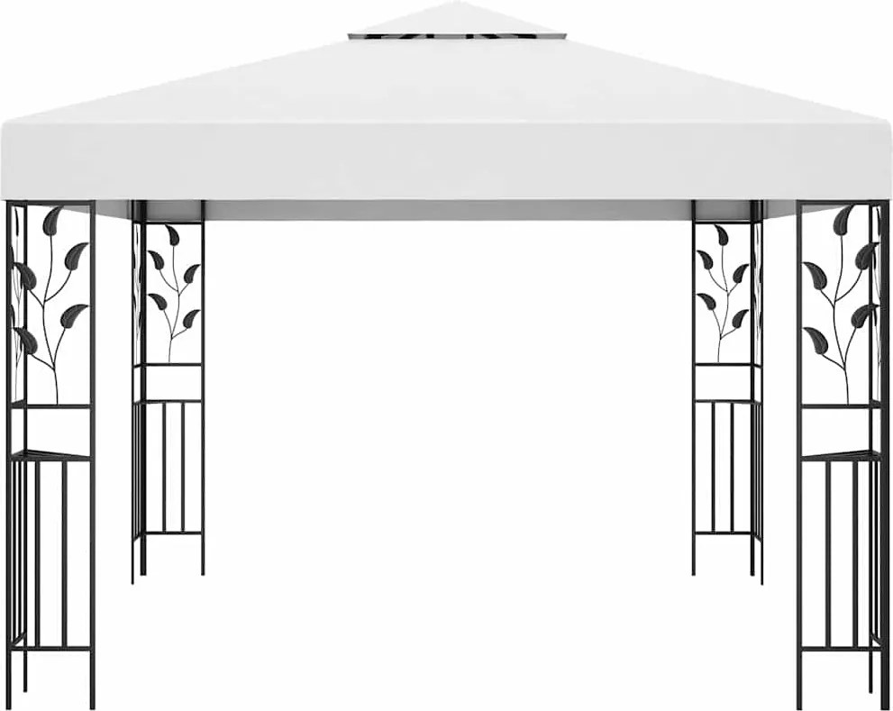 Altán 3 x 3 m bílý 180 g/m² 312242