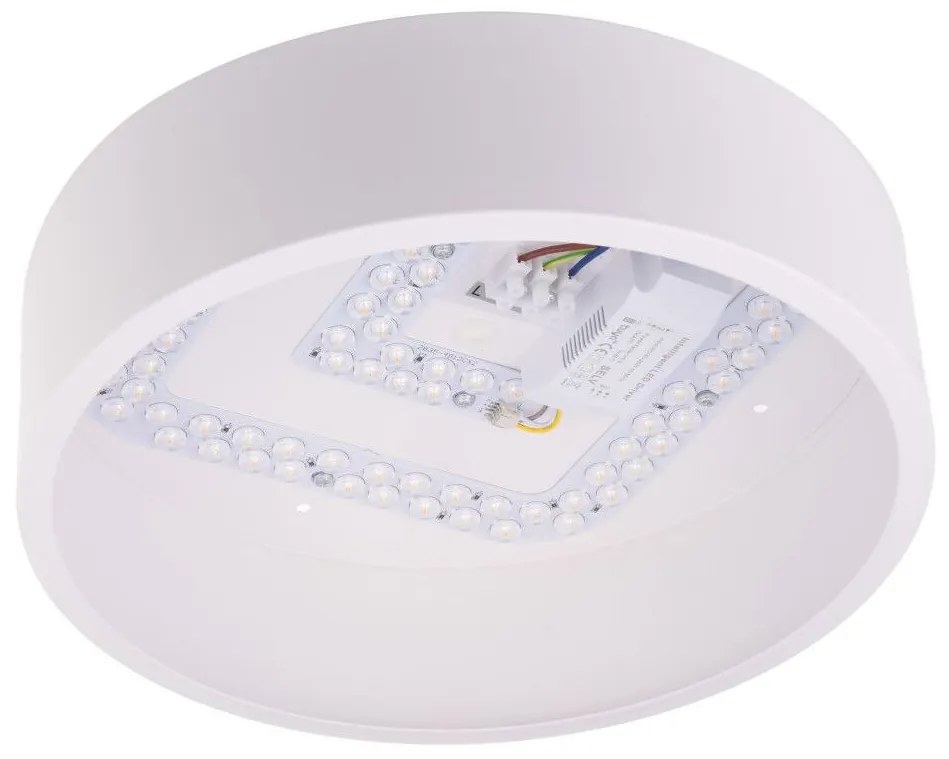 T-LED SMART TUYA Bílé LED stropní svítidlo kulaté 300mm 24W CCT s DO