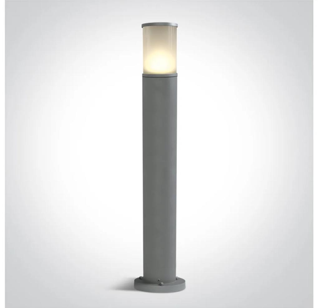 ONE Light 67102/G stojací sloupkové svítidlo, šedé, E27, 75cm, IP54