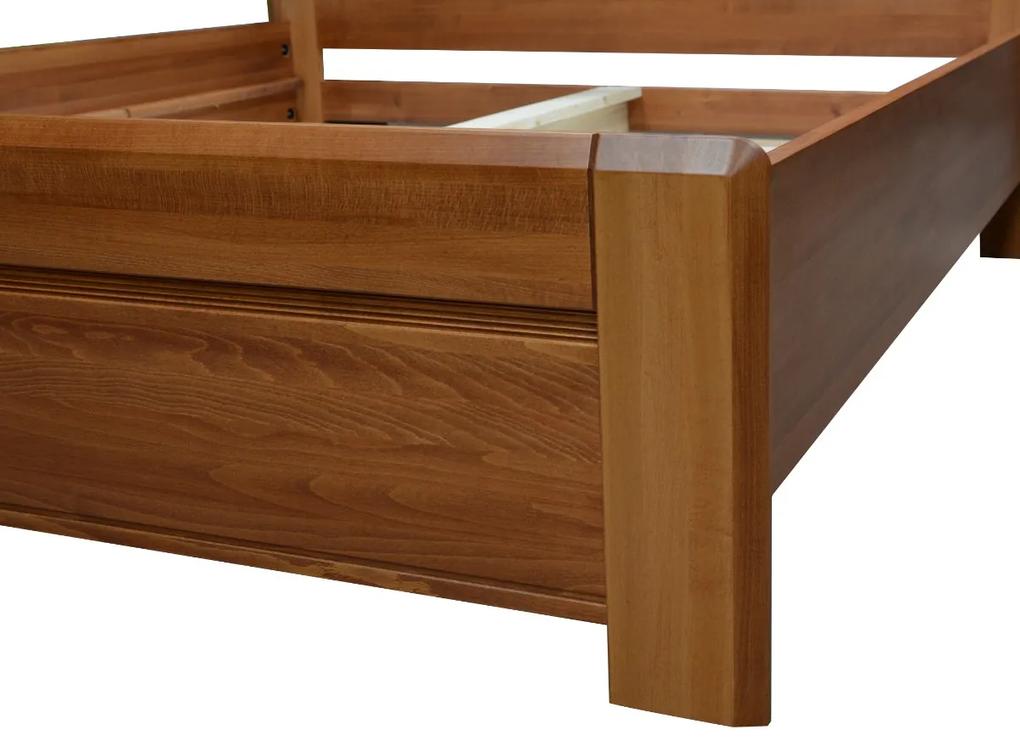 ESTER BV dřevěná postel 180 cm, višeň