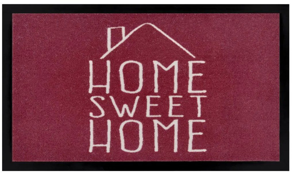 Hanse Home Collection koberce Protiskluzová rohožka Printy 105380 Brick red ROZMĚR: 45x75