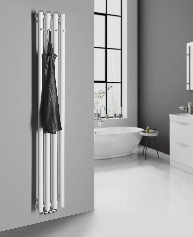 Sapho Sapho, PILON topné těleso 270x1800mm, se 4 háčky, bílá mat, IZ121T
