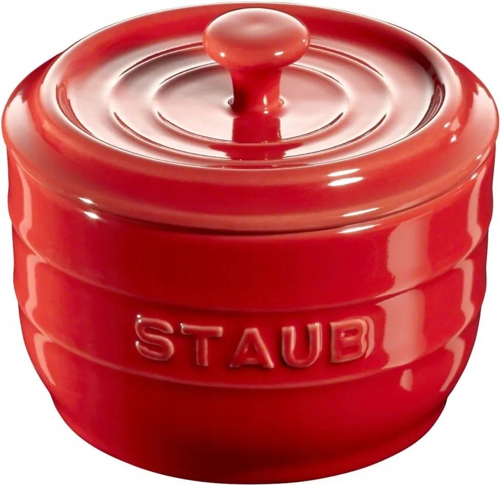 Staub keramická nádoba na sůl 250 ml červená