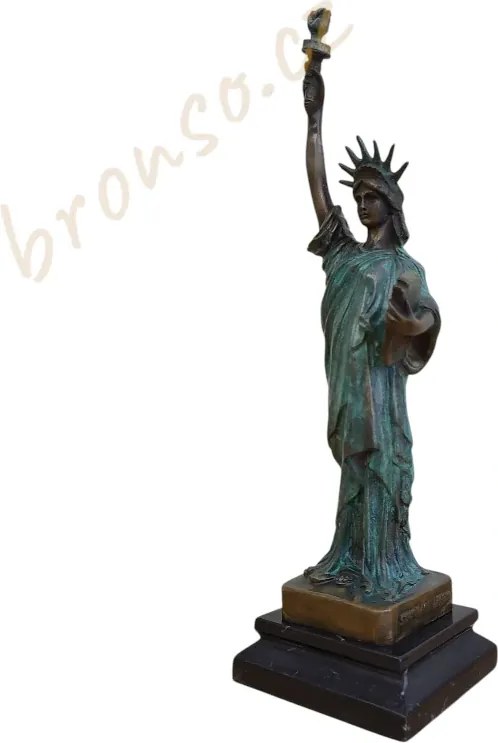 Socha svobody – bronzová soška, symbol volnosti a naděj