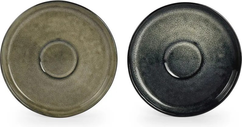 Zelený/modrý podšálek ø 15 cm Meridian – Salt&amp;Pepper