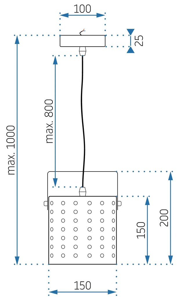 Toolight Moderní stropní svítidlo APP957-1CP White