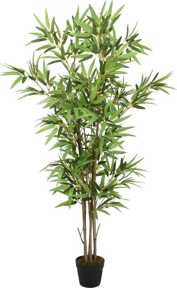 vidaXL Umělý bambus 552 listů 120 cm zelený [358968]