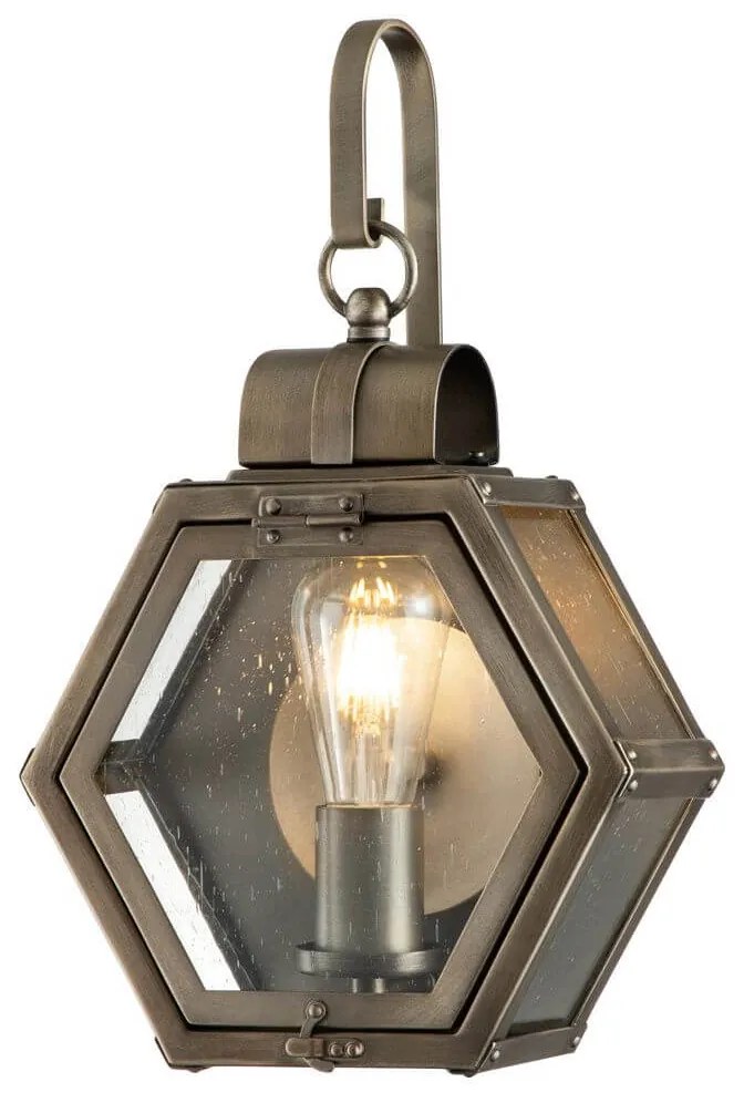 Elstead Venkovní retro lampa na fasádu HEATH S/starý bronz