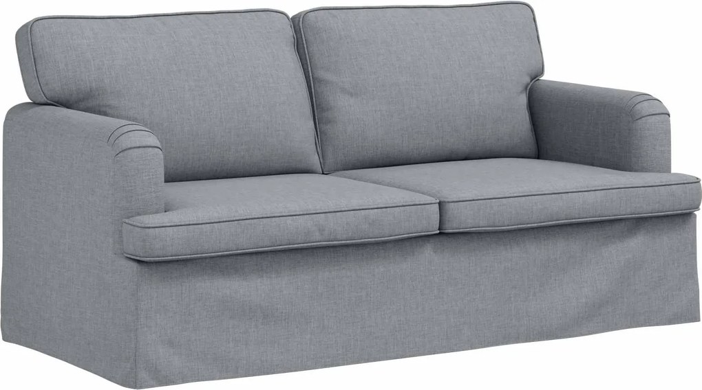Set pohovek 2 ks Světle šedá textil 3407560