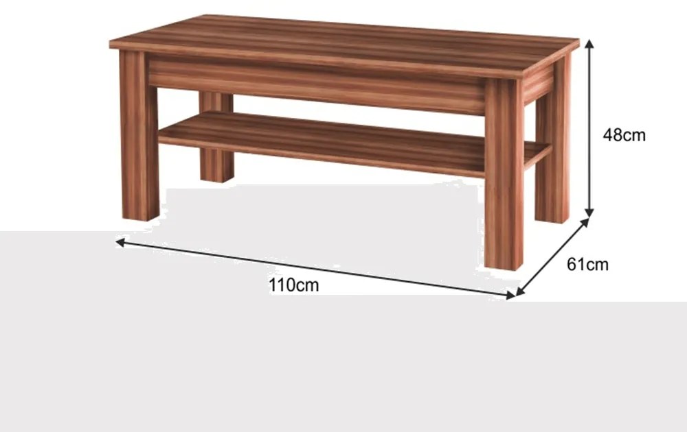 Konferenční stolek Chamina 9 (švestka). 1001182