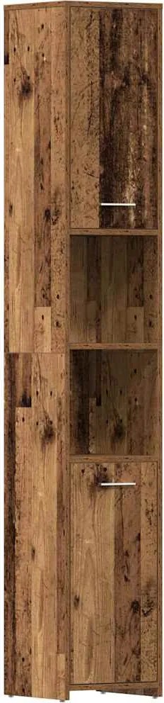 4dílná koupelnová sestava old wood kompozitní dřevo 3328553